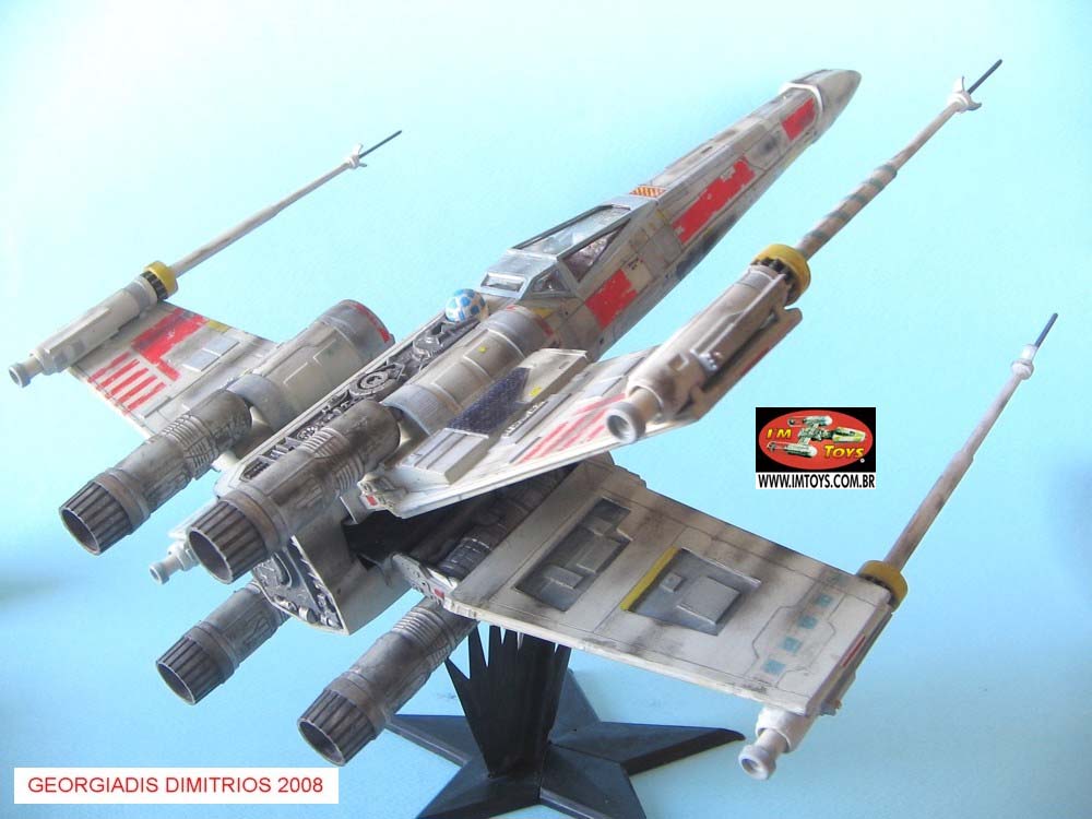Star Wars X-Wing Fighter Model Kit MPC - O Espaço Virtual do Colecionador