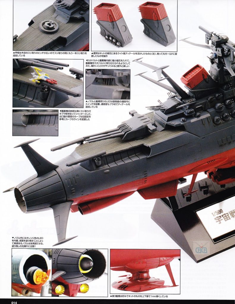Space Cruiser Yamato FE 1/500 Model Kit Bandai - O Espaço Virtual do ...
