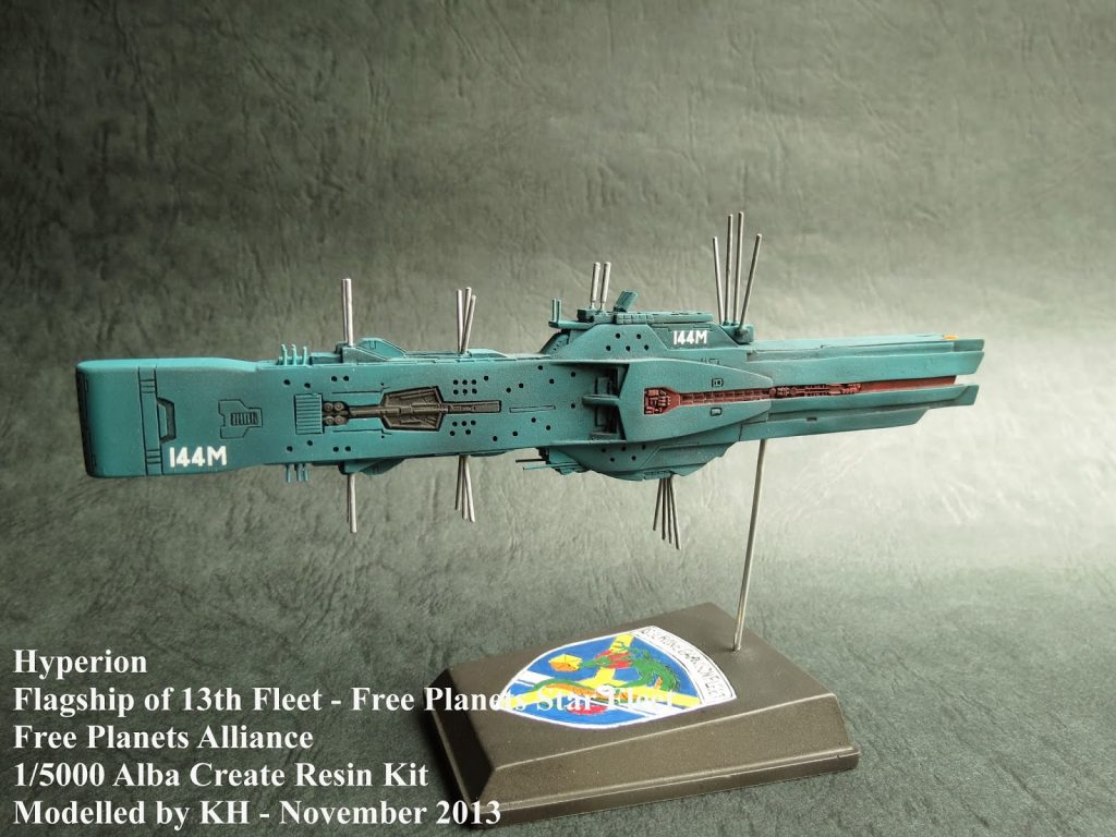 Legend of the Galactic Heroes - Hyperion Battleship - Resin Model - O ...