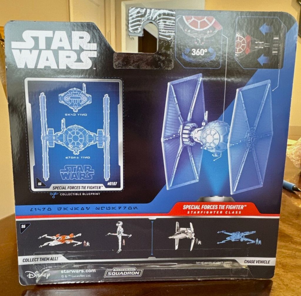 Star Wars First Order S.F. Tie Fighter Micro Galaxy Squadron - O Espaço ...