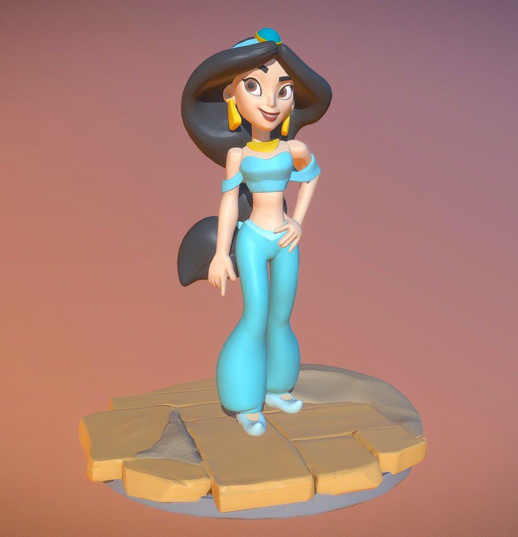 Disney Infinity Jasmine Statue - O Espaço Virtual do Colecionador