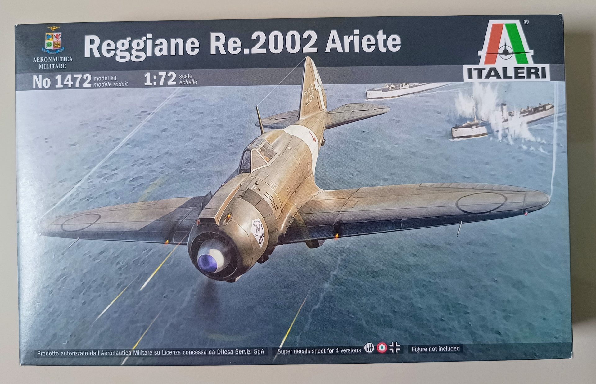 Reggiane Re.2002 Ariete 1/72 Italeri - O Espaço Virtual do Colecionador